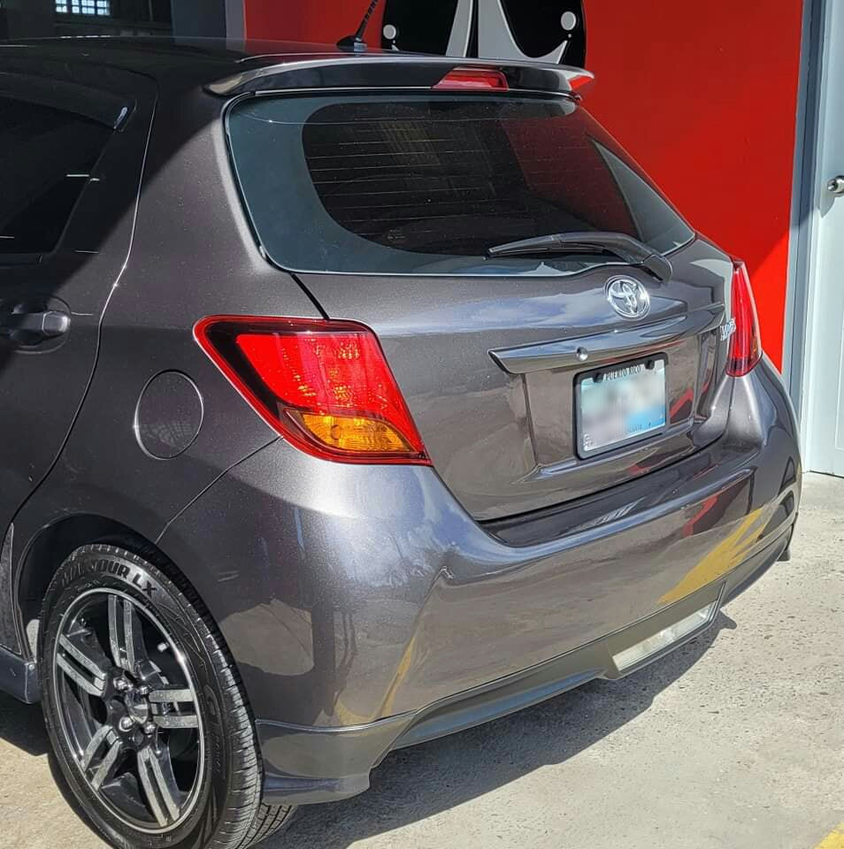 2015-2017 Toyota Yaris Hatchback Rear corner Lips 2pcs – King Fiber ...