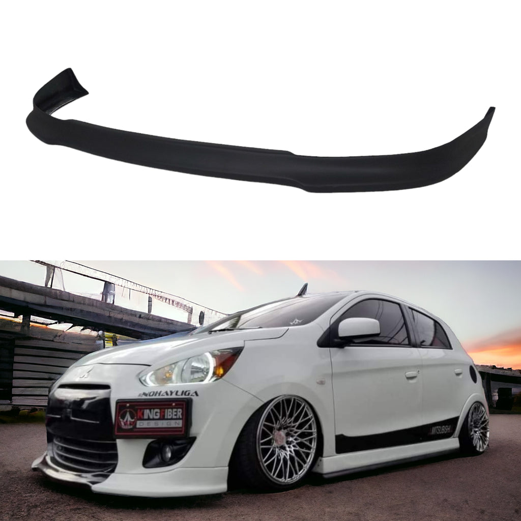 2014-2016 Mitsubishi Mirage Hatchback Front Lip – King Fiber Design Inc