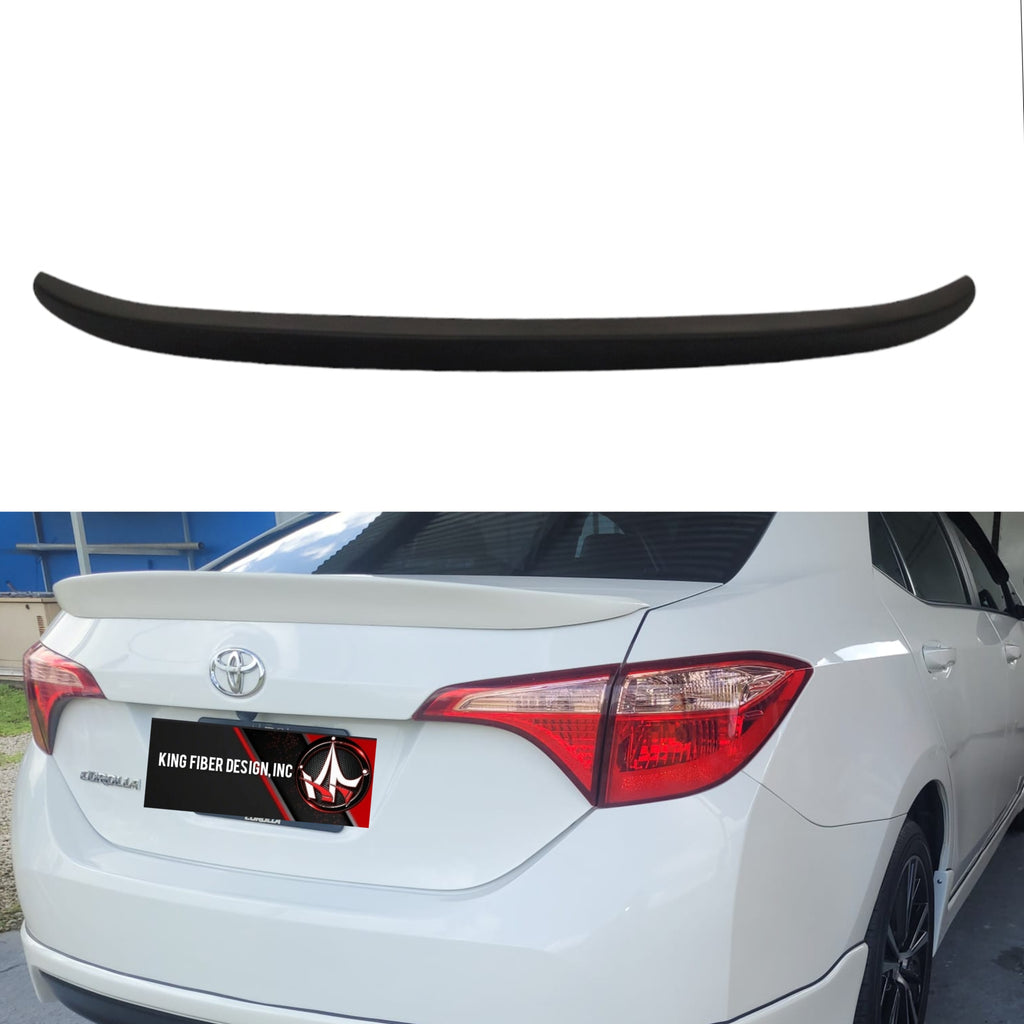 2014-2019 Toyota Corolla Spoiler de Baul "Trunk Spoiler" – King Fiber ...