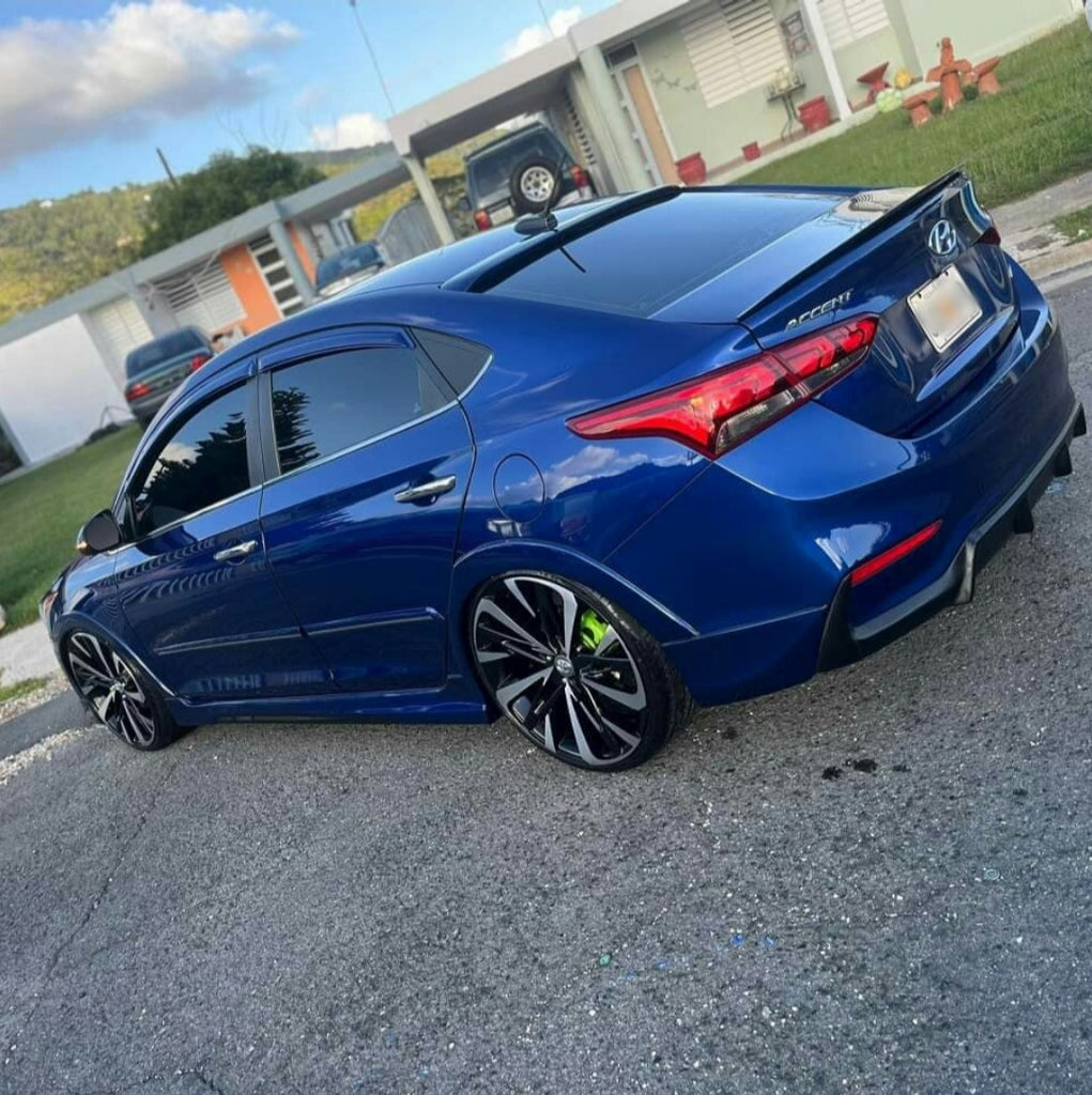 2018-2023 Hyundai Accent Body kit entero 10pcs – King Fiber Design Inc